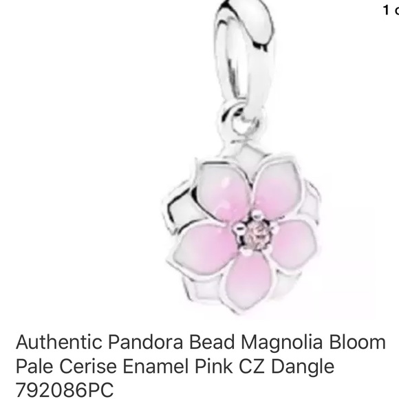 Pandora | Jewelry | Authentic Pandora Magnolia Bloom Dangle Charm ...